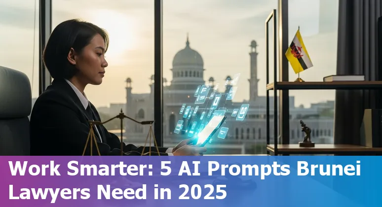 Work Smarter, Not Harder: Top 5 AI Prompts Every Legal Professional in Brunei Darussalam Should ...