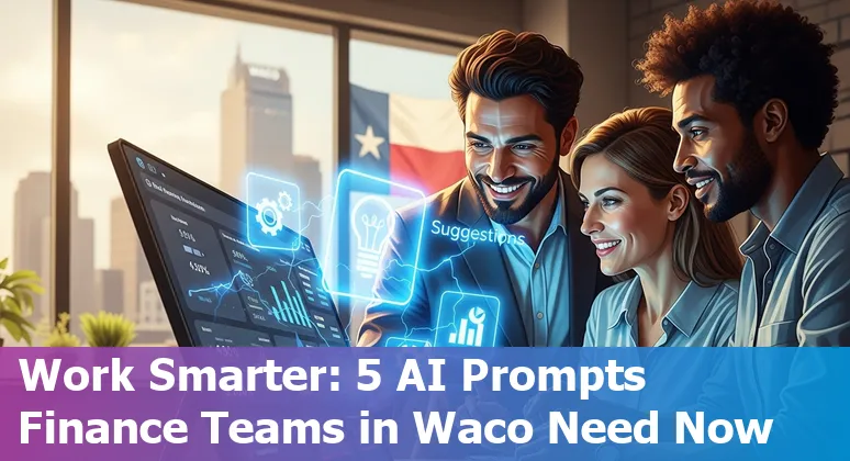 Work Smarter, Not Harder: Top 5 AI Prompts Every Finance Professional in Waco Should Use in 2025